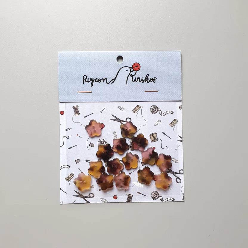 Pigeon Wishes | Folklore Button 15mm | Pack of 15 – BeyondThePinkDoor
