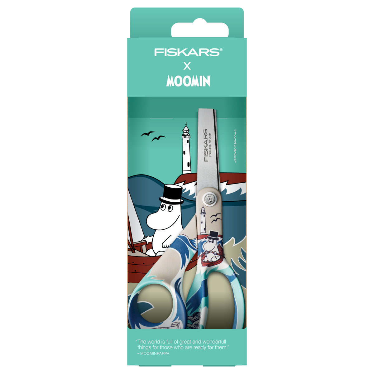 Fiskars | Scissors | Universal | Moomin | Moominpappa| 21cm ...