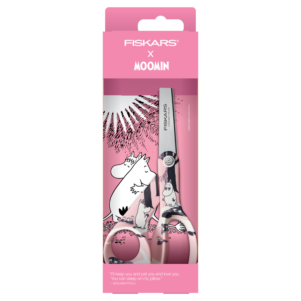 Fiskars | Scissors | Universal | Moomin | Love| 21cm – BeyondThePinkDoor