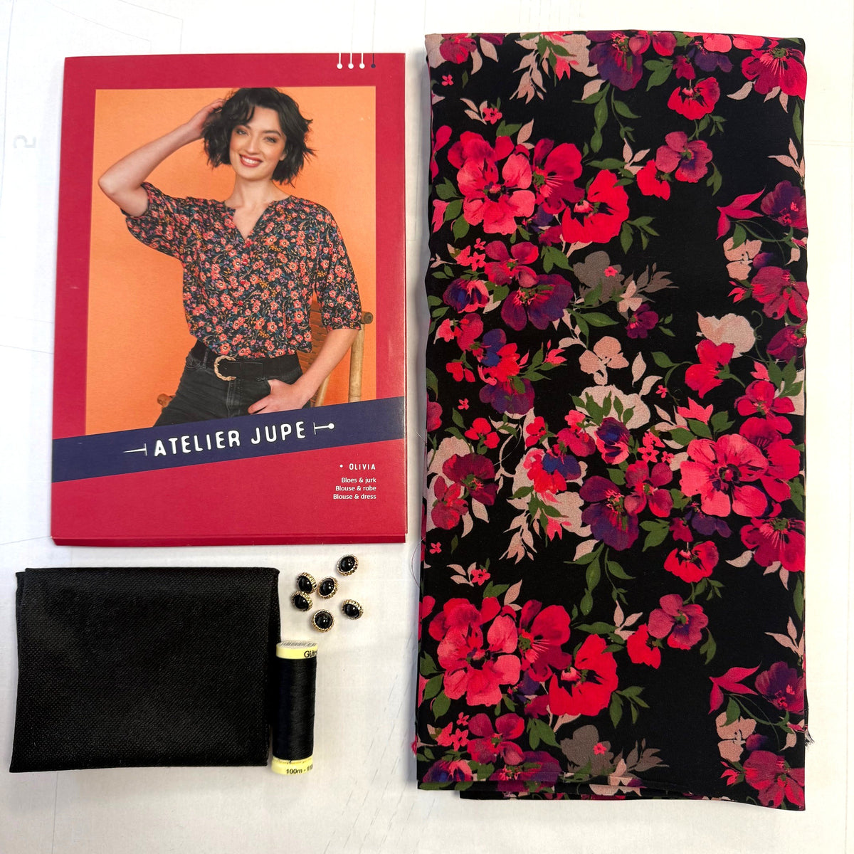 Sewing Kit | Atelier Jupe Olivia Blouse | Without pattern ...