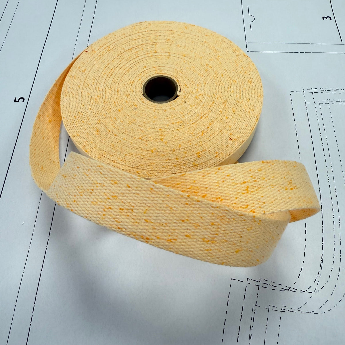 30mm Mottled Webbing | Yellow – BeyondThePinkDoor