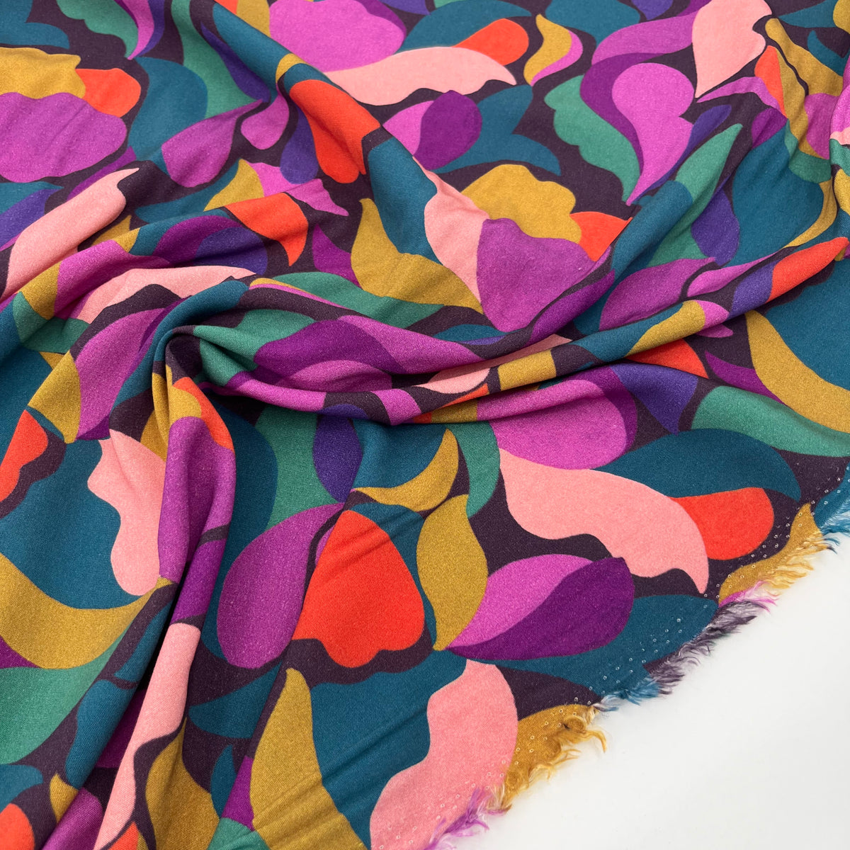 Jewel Delights-Stretch Viscose Poplin Fabric – BeyondThePinkDoor