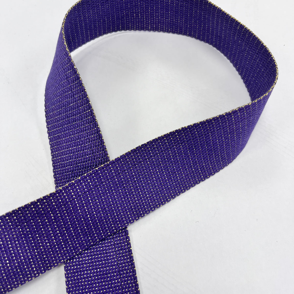 38mm Glitzy Webbing - Purple – BeyondThePinkDoor