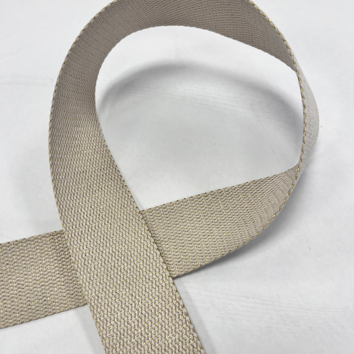 38mm Glitzy Webbing | Sand – BeyondThePinkDoor
