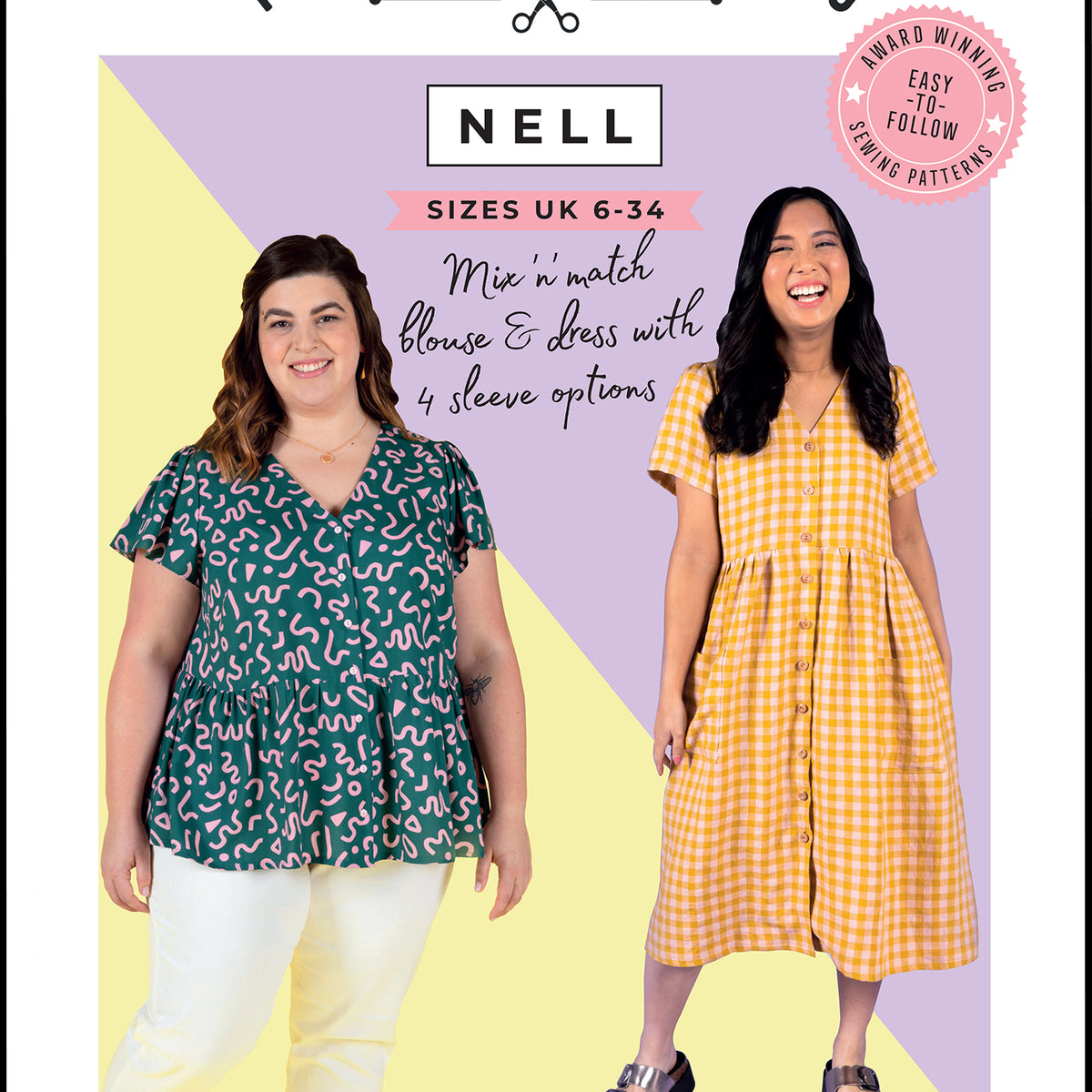 Nell Blouse & Dress | Tilly and The Buttons – BeyondThePinkDoor