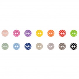 13mm Small dots buttons | Various Colours – BeyondThePinkDoor