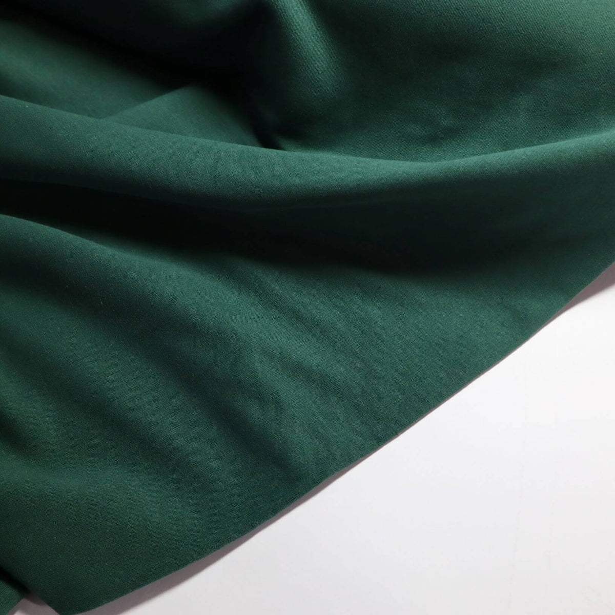 REMNANT | Organic Cotton Jersey | Forest Green GOTS | 0.9MTR ...