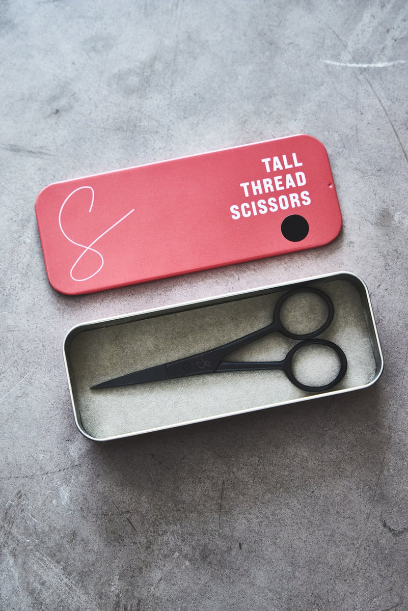 SewPly-Tall Thread Scissors-Black – BeyondThePinkDoor
