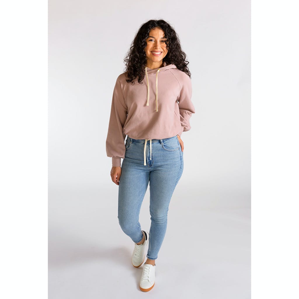 Chalk & Notch Patterns- Paige Hoodie – BeyondThePinkDoor