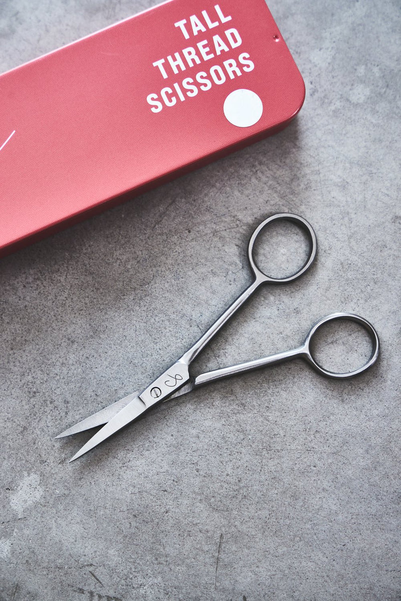 SewPly-Tall Thread Scissors-Silver – BeyondThePinkDoor